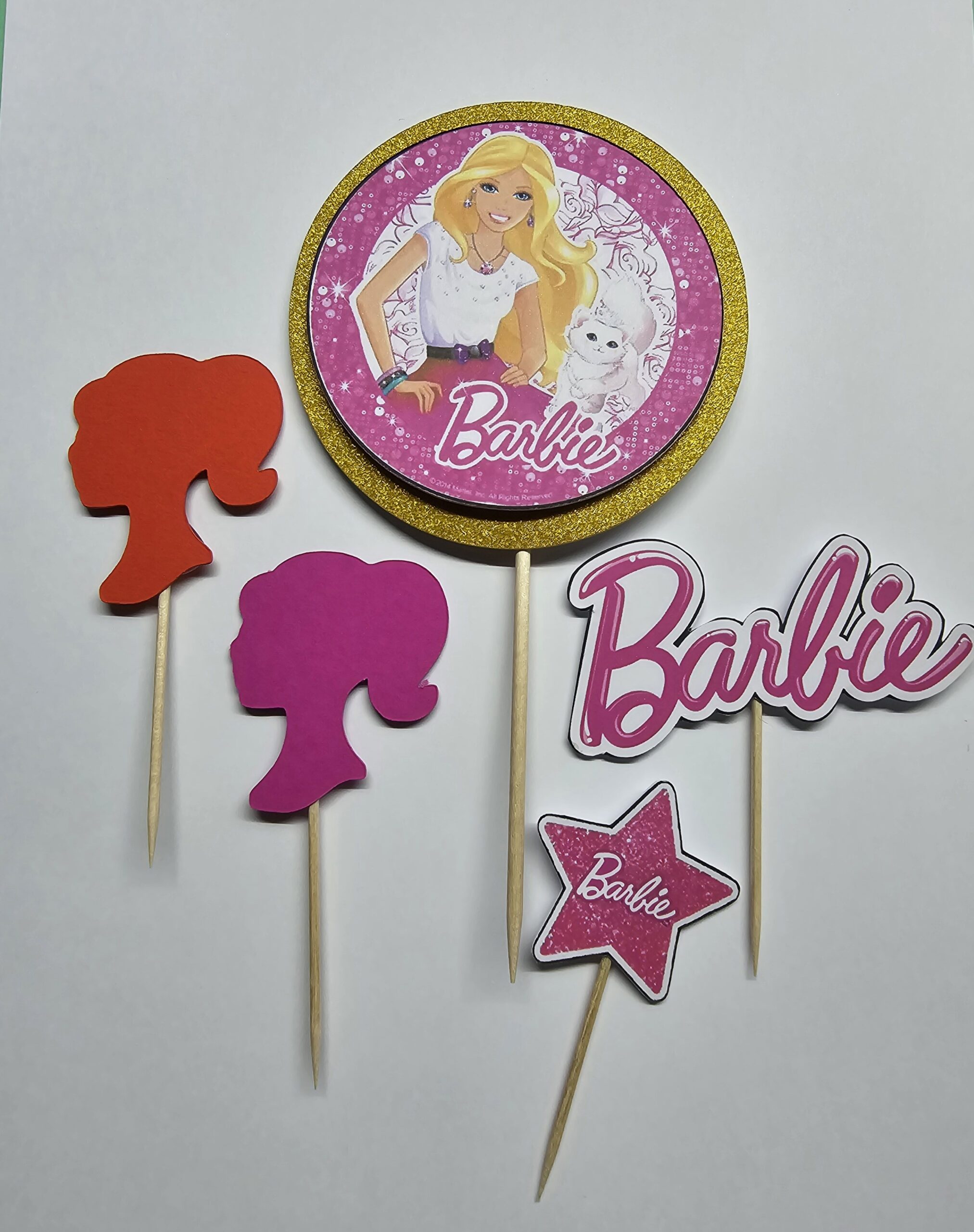 TOPPER BARBIE PAPIRNATI - Slatke Dekoracije